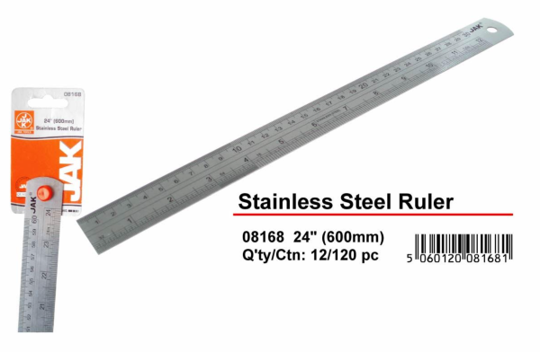 Buy Wholesale JAK 24" Stainless Steel Ruler - Astro Imports