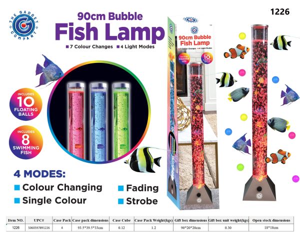 Buy Wholesale The Gadget Company Bubble Fish Lamp With Floating Fish ...