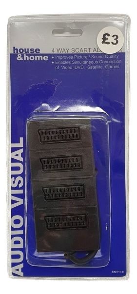 Buy Wholesale House & Home 4 Way Scart Adaptor - Astro Imports