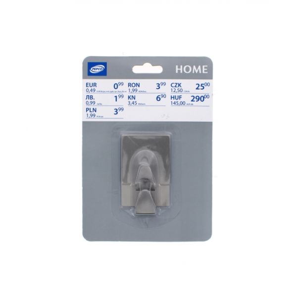 Buy Wholesale Pepco Self-Adhesive Stainless Steel Hooks 2 Pack - Astro ...