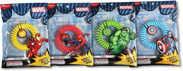 Buy Wholesale Marvel Insect Repelling Band - Assorted - Astro Imports