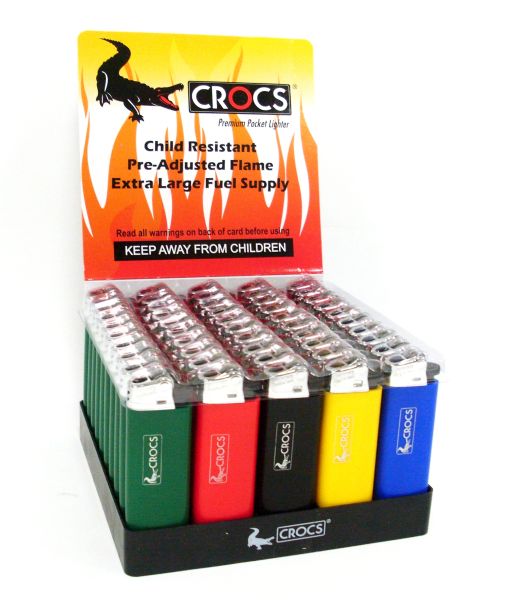 CROCS 50 PCS FLINT DISPOSABLE LIGHTER - Astro Imports