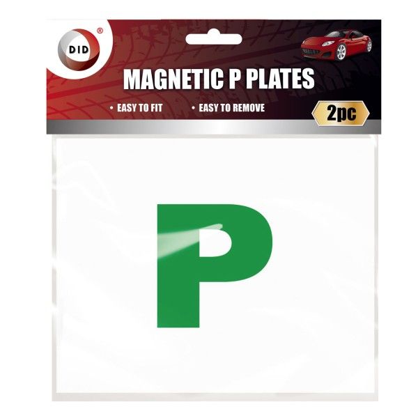 Buy Wholesale DID Magnetic P Plates 2 pack - Astro Imports