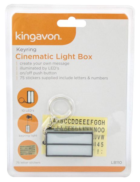 Buy Wholesale Kingavon Cinematic Light Box Keyring - Astro Imports