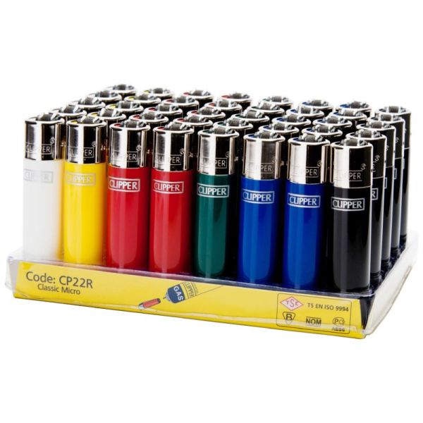 Buy Wholesale Clipper CP115 Micro Flint Lighters 40 pack - Astro Imports