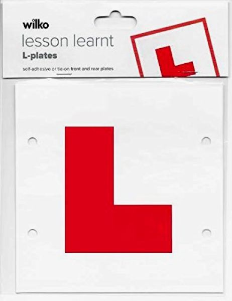 Buy Wholesale Lesson Learnt L-Plates 2 pack - Astro Imports