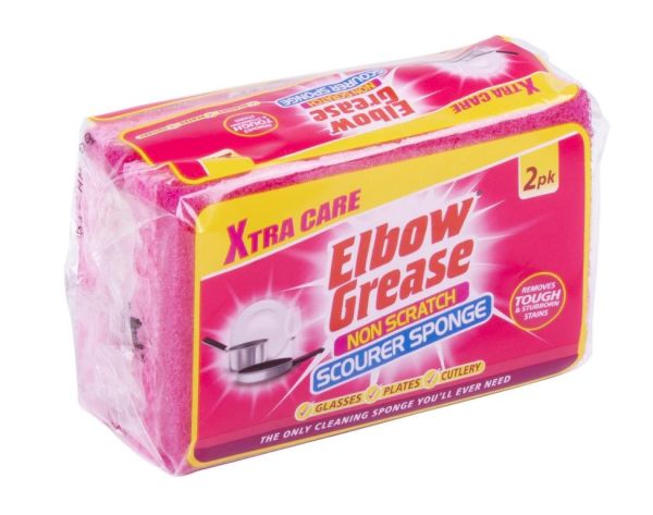 Buy Wholesale 151 Elbow Grease Non Scratch Scourer Sponge 2 pack ...