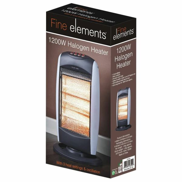 Buy Wholesale Fine Elements Halogen Heater 1200W - Astro Imports