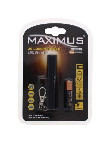 Buy Wholesale Maximus LED Mini Torch with Duracell Battery - Astro Imports