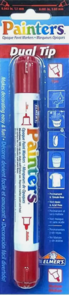 Buy Wholesale Painters Red Dual Tip Opaque Paint Markers - Astro Imports