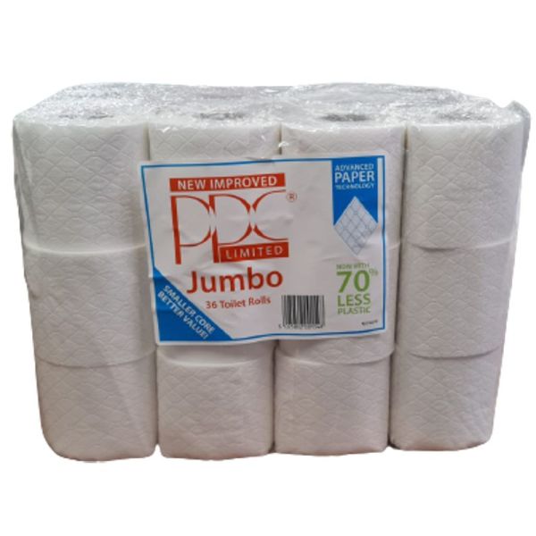 Buy Wholesale PPC Jumbo White Toilet Rolls 36 pack 2ply - Astro Imports