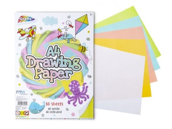 Buy Wholesale Grafix A4 Drawing Paper 80 Sheets - Astro Imports