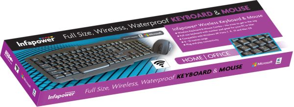 Buy Wholesale Infapower Wireless Keyboard & Mouse - Astro Imports